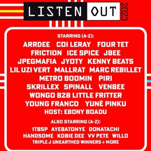 Stream Listen Out 2023 Mix by KYAH | Listen online for free on SoundCloud