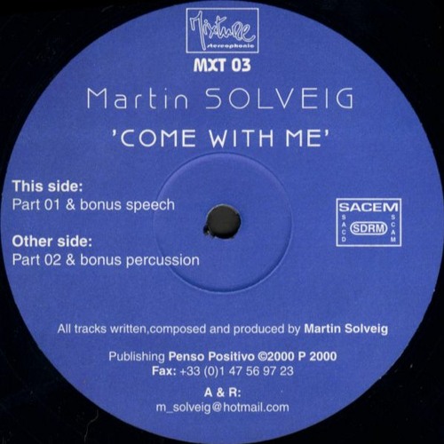 Stream Martin Solveig - Come With Me - MasterPI Personnal Edit by ...