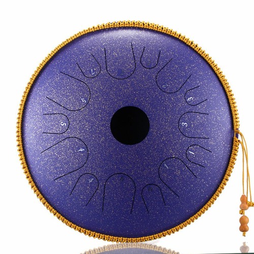 Stream Sound of 14 inch 14 notes Steel Tongue Drum/Handpan Chinese ...