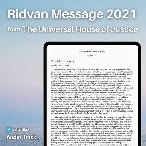 Stream Ridvan Message 2021 By Baha I Blog Listen Online For Free On