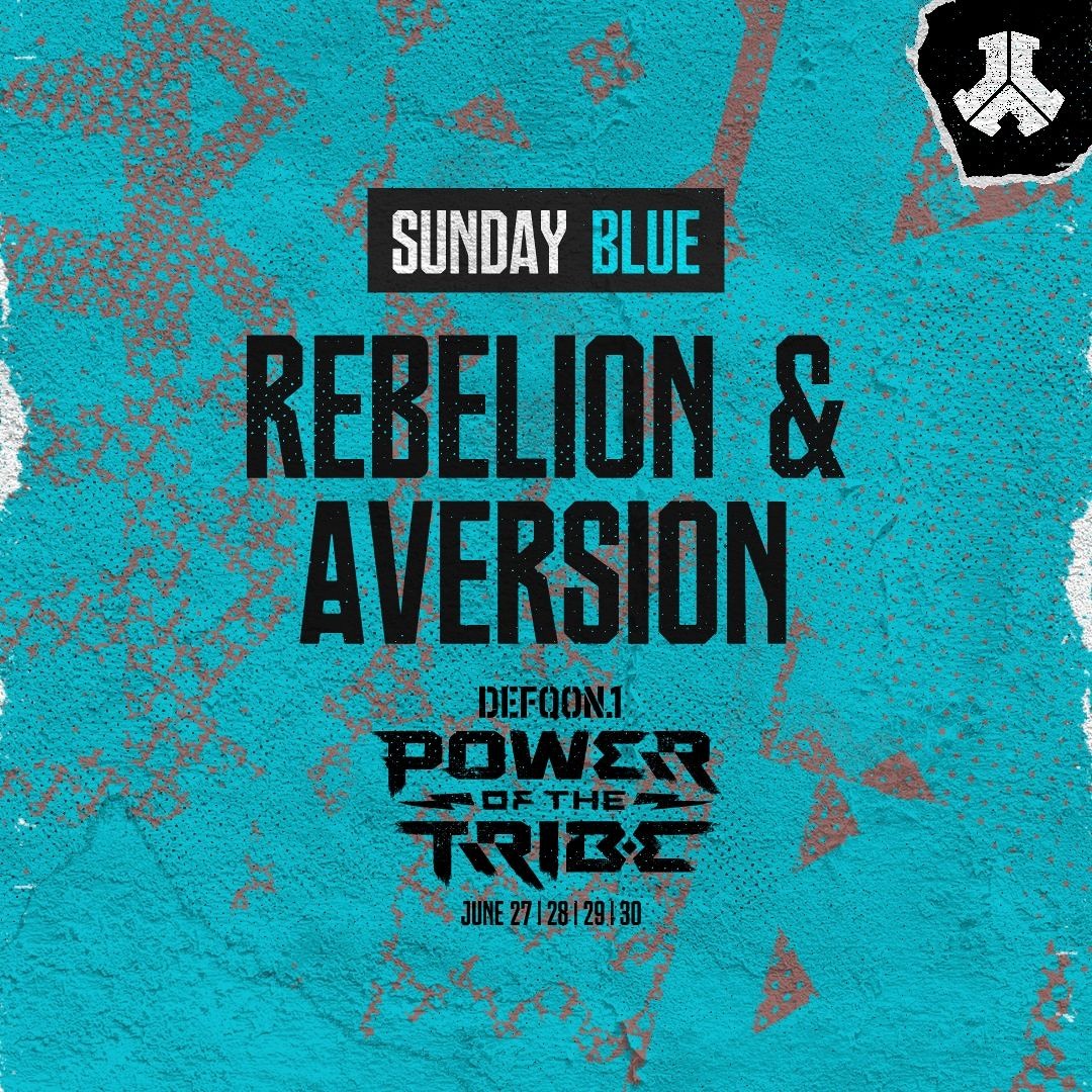 Listen to playlists featuring Rebelion & Aversion | BLUE | Sunday | Defqon.1 2024 by Defqon.1 ...