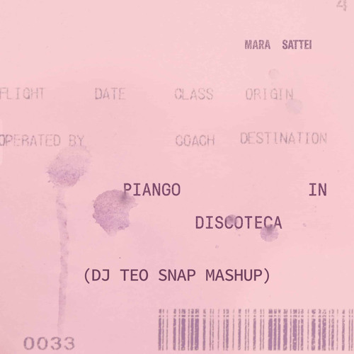 Stream Mara Sattei - Piango In Discoteca (Dj Teo Snap Mashup) by Dj Teo ...