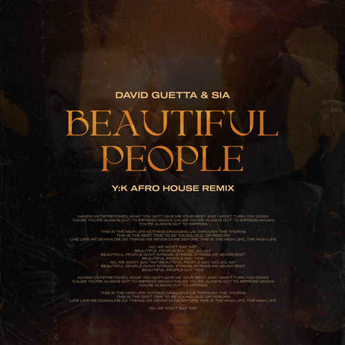 Stream David Guetta & Sia - Beautiful People (Y:K Afro House Remix ...