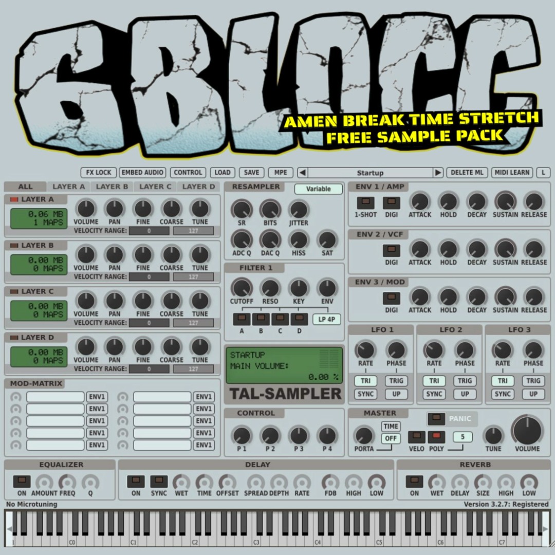 Stream Amen Break Time Stretch Sample Pack FREE DL by 6Blocc | Listen ...