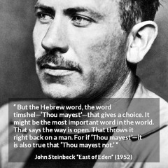 Timshel East Of Eden
