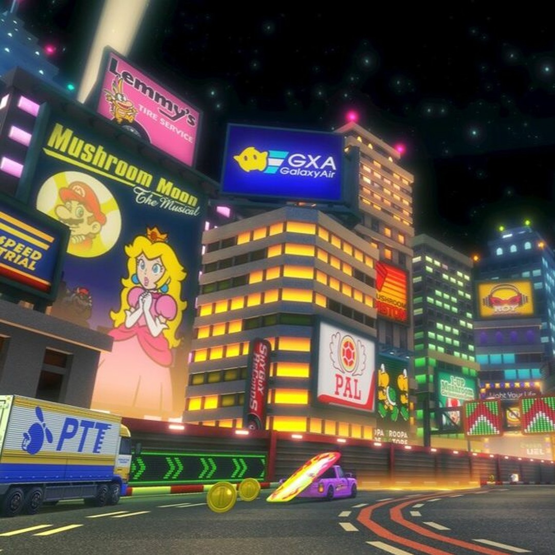 Stream Wii Moonview Highway - Mario Kart 8 Deluxe Booster Course by ...