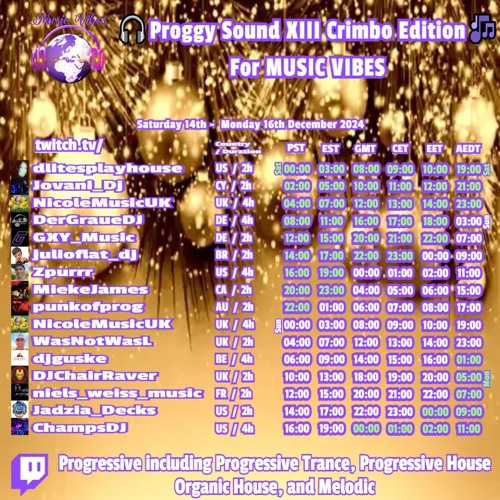 Stream [FULL SET] Progressive House | Proggy Sound XIII Crimbo Edition ...