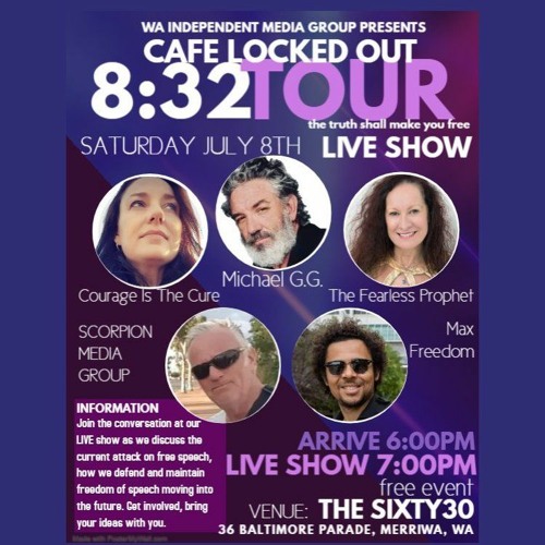 Stream Cafe Locked Out - 8:32 Tour - 8 July 2023 by Western Tourist Radio | Listen online for ...