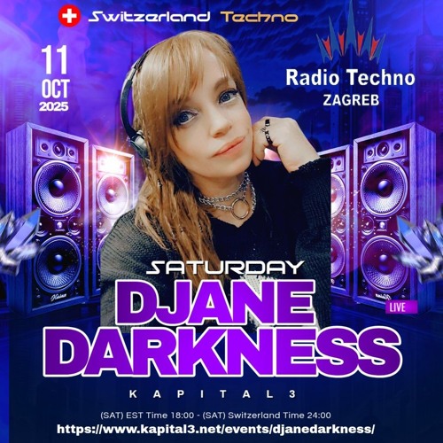 Stream Djane Darkness - Radio Techno Zagreb Podcast October 2025 by ...