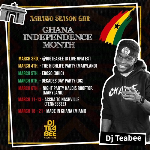 Stream Ghana @65 Independence IG Live Mix 2022 by bigteabee | Listen ...