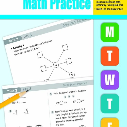 Stream Kindle ️(online ️PDF) Evan-Moor Daily Math Practice, Grade 3 ...