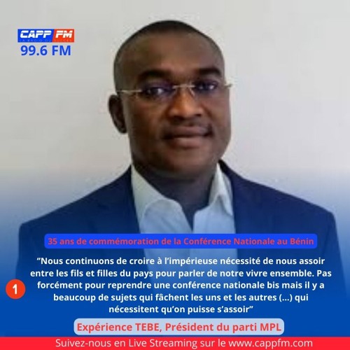 Stream AVIS DE EXPERIENCE TEBE A L'OCCASION DES 35 ANS DE COMMEMORATION ...