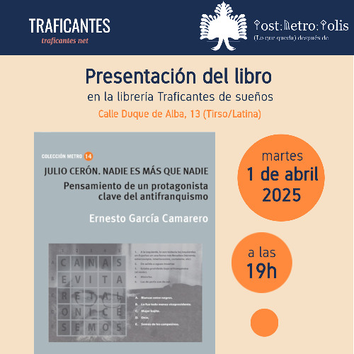 Stream Presentación del libro Julio Cerón. Nadie es más que nadie by ...