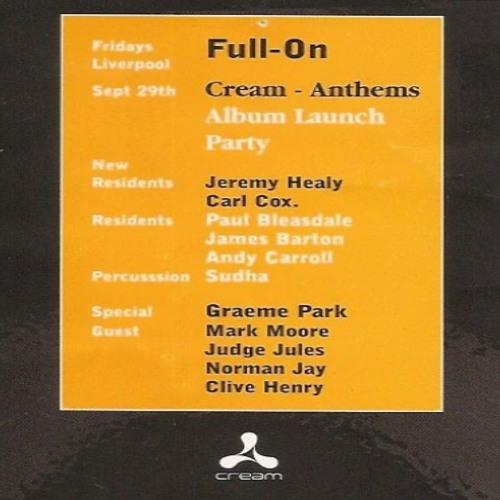Stream Graeme Park (Cream Anthems Launch Party) Nation, Liverpool - 29 ...