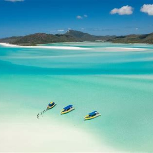 Stream Best Ocean Rafting Tour To Whitehaven Beach Hill Inlet Lookout ...
