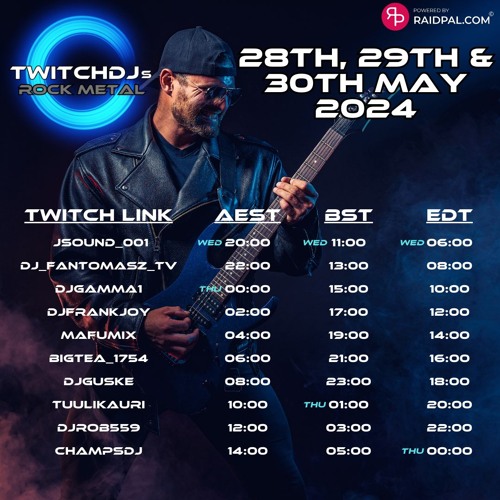 Stream [FULL SET] 80s & 90s Glam/Hair Metal | Twitch DJs Rock & Metal ...