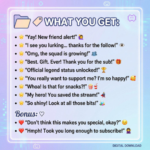 Stream Cute Anime Twitch Alerts by Theo | Listen online for free on ...