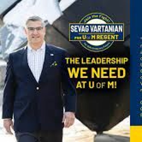 Stream Sevag Vartanian UofM Regent candidate 9-30-22 by Ron Jolly ...