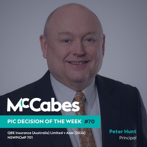 Stream episode #70 - QBE Insurance (Australia) Limited v Azar [2024 ...