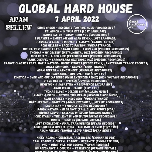 Stream Global Hard House 7 April 2022 by Adam Bellew | Listen online ...