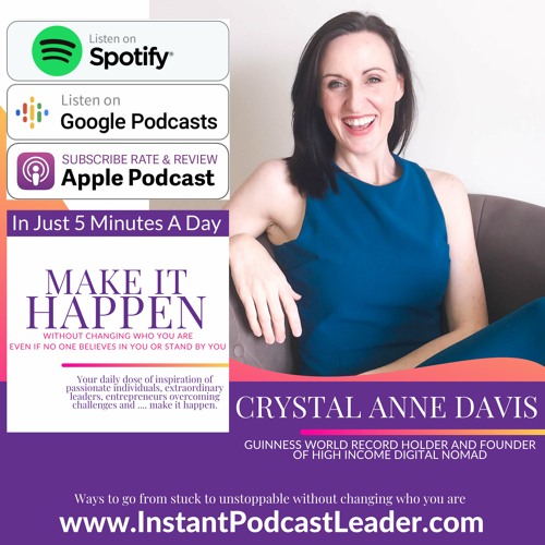 Stream episode MIH EP40 Crystal Anne Davis Guinness World Record holder ...