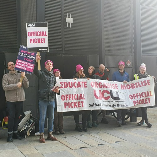 Stream Interview with Doctor Gary Morrisroe at the UCU picket line in ...