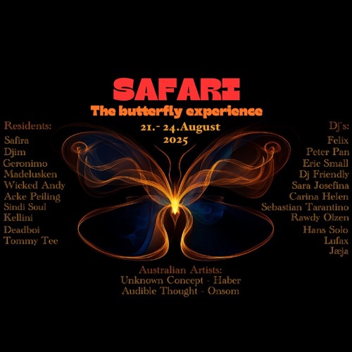 Stream Djim @ Safari - The Butterfly Experience Friday 22.08.2025 by Djim | Listen online for ...
