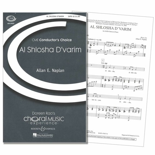 Stream Al Shlosha DVarim - SATB Voices with Piano by Naplan Music ...