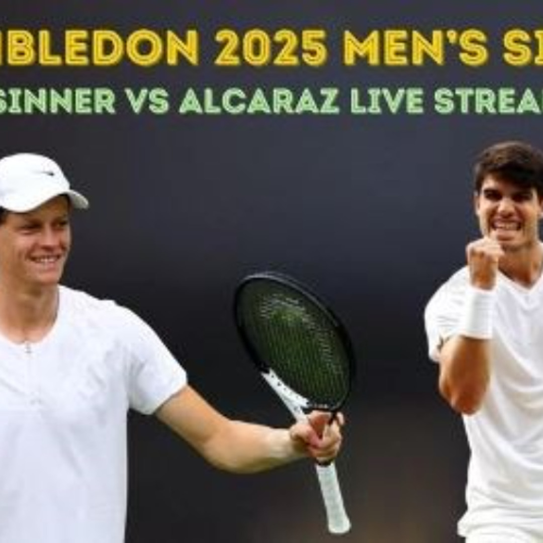 Listen to playlists featuring Wimbledon 2025 Men's Final | Jannik Sinner vs Carlos Alcaraz Live ...