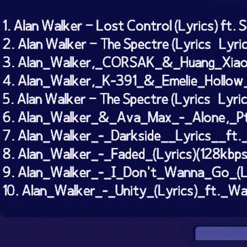 Stream Greatest-_-hits -songs-_-Alain-_-walker.-2022 by kael | Listen ...