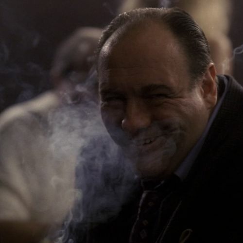 Tony Soprano Smoking