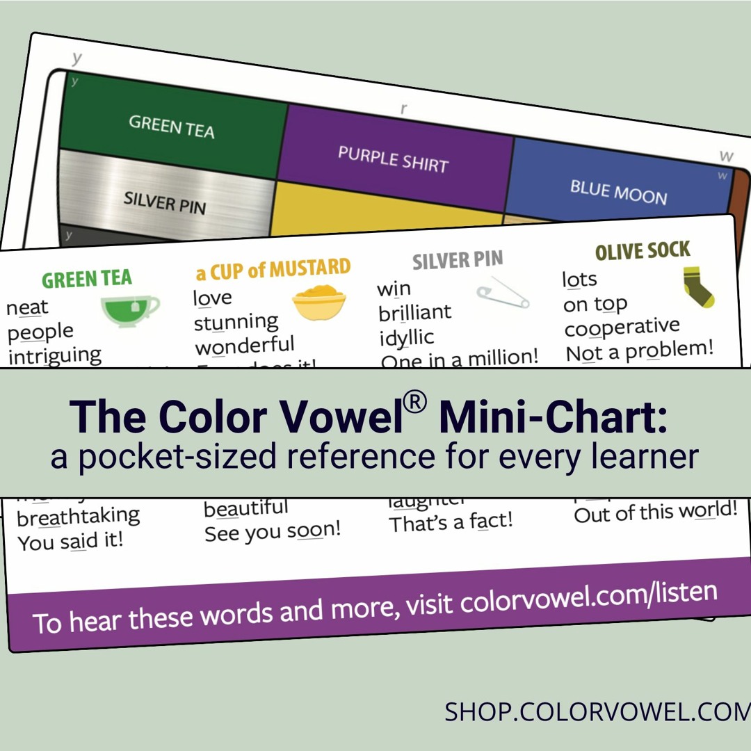 Stream colorvowelchart | Listen to Mini-Chart Audio Files (for use with ...