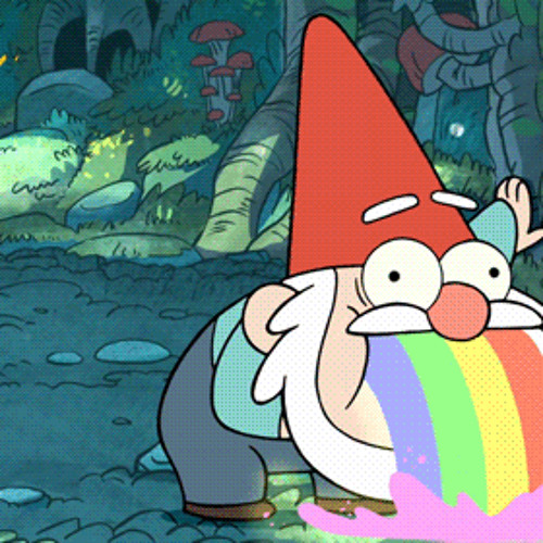 Rainbow Puke Gravity Falls