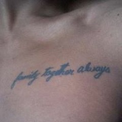 Dizzy Wright Tattoos Chest