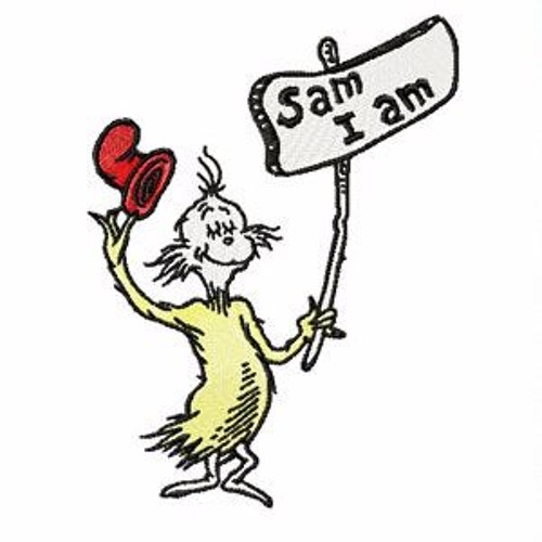 Printable Sam I Am Sign