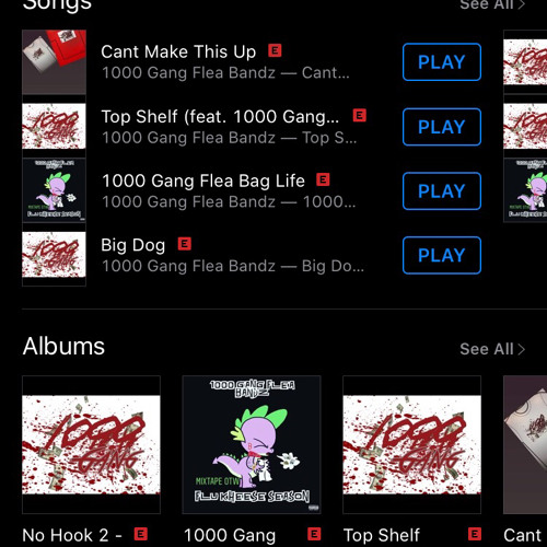 Stream 1000 gang Flea Bandz music | Listen to songs, albums, playlists ...