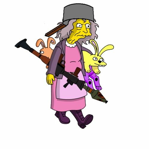 Crazy Cat Lady Simpsons