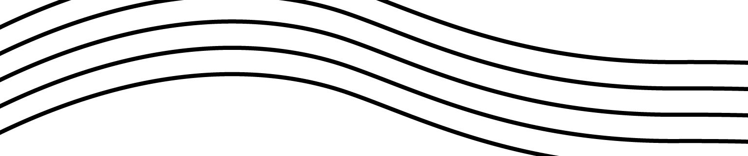 Blank Wavy Music Staff