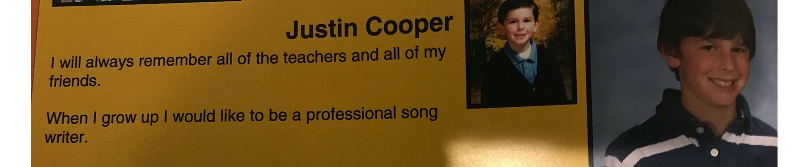 Justin Cooper Grown Up