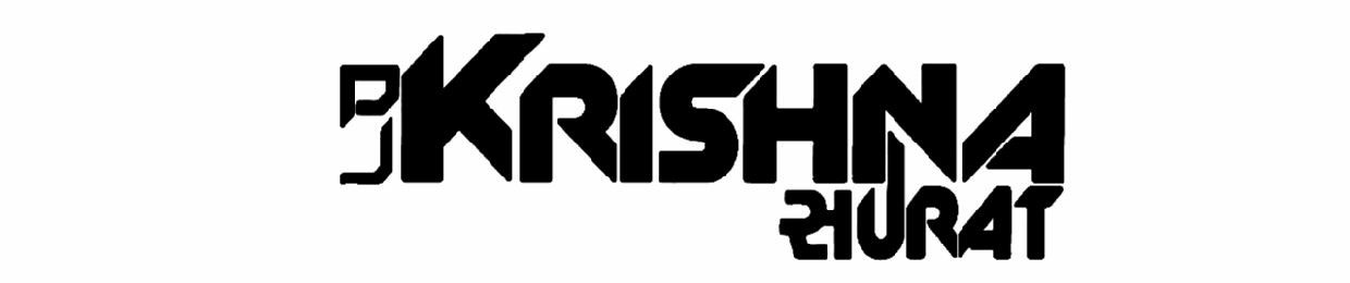 Dj Krishna Name Logo